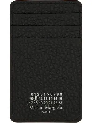 MAISON MARGIELA Leather Card Holder - Black