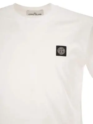 Stone Island Slim Fit T-shirt With Compass Patch