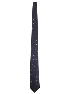 Paul Smith Silk Neck Tie - Blue