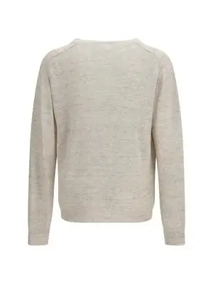 Our Legacy Rue V-neck Soft Cyclone Linen Sweater
