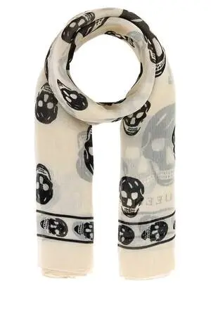 Alexander McQueen Printed Silk Foulard - Multicolor