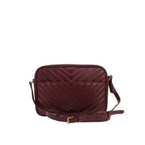 Saint Laurent Medium Lou Camera Shoulder Bag - Red