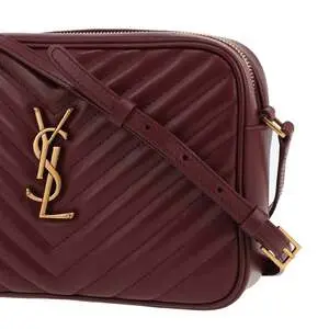 Saint Laurent Medium Lou Camera Shoulder Bag - Red