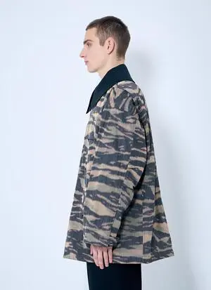 JIL SANDER Camouflage Field Jacket - Brown