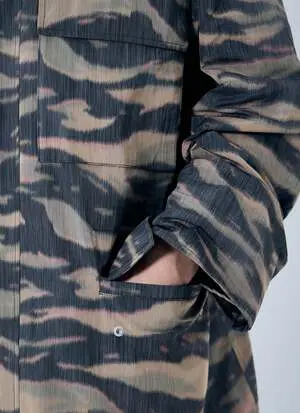 JIL SANDER Camouflage Field Jacket