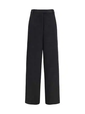 Dries Van Noten Wide-leg Pants With All-over Jacquard Pattern