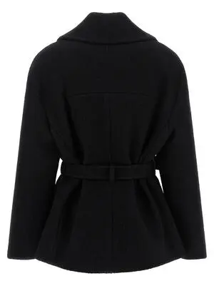 Balmain Anthem Belted Caban