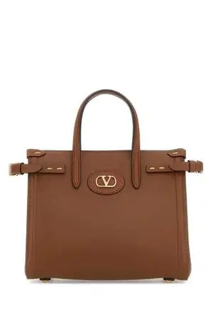 Valentino Garavani Leather Antibes Handbag - Brown