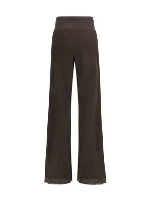 Rick Owens Bias Pants With A Bias-cut