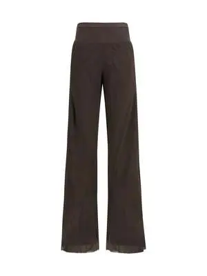 Rick Owens Bias Pants With A Bias-cut - Brown