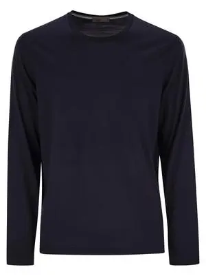 Herno Wool Jersey T-shirt - Blue
