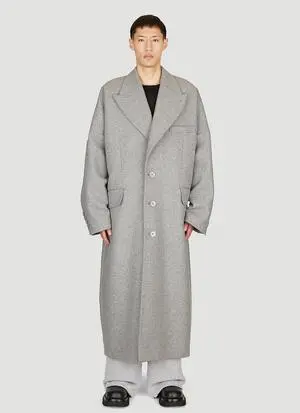 Dolce & Gabbana Double-breasted Wool Coat - Gray