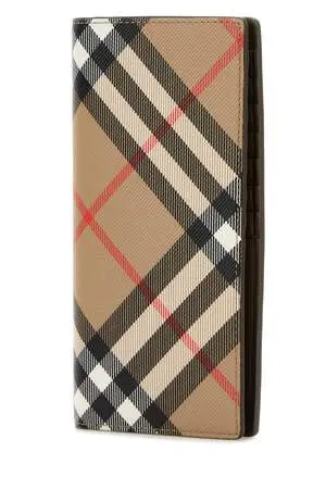 Burberry Printed Canvas Wallet - Multicolor