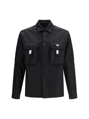Prada Re-nylon Shirt - Black