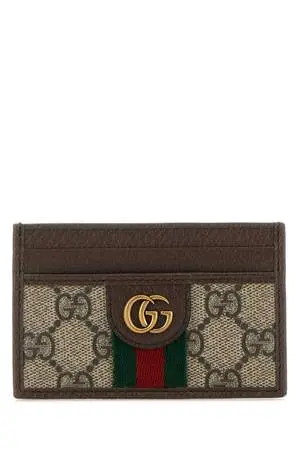 Gucci Printed Canvas Card Holder - Multicolor