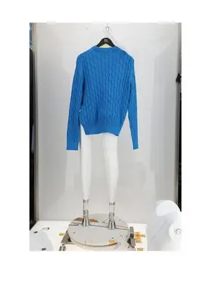 Dior Intrecciato Cotton Pullover - Blue