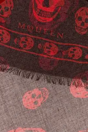 Alexander McQueen Printed Modal Blend Foulard