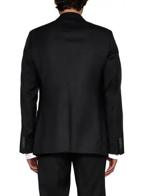 Dolce & Gabbana Black Wool And Silk Miami Single-breasted Blazer