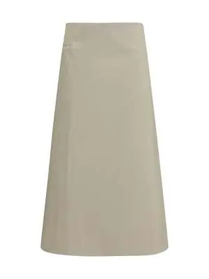 RIER Bonded Cotton Skirt - Green