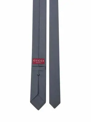Gucci Crepe-effect Fabric Slim Tie - Multicolor