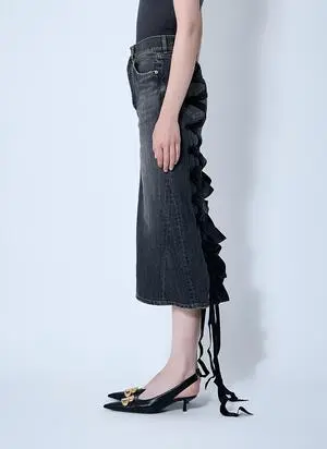 Balenciaga Lace-up Skirt