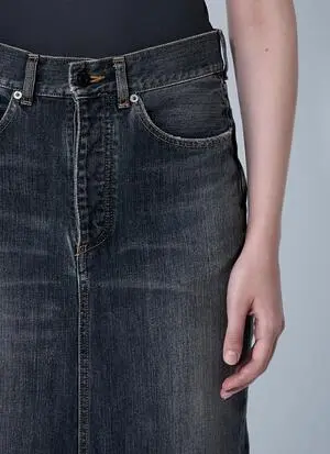 Balenciaga Lace-up Skirt