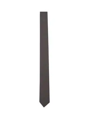 Gucci Brown Crepe-effect Fabric Slim Tie - Multicolor