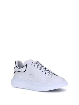 Alexander McQueen Leather Sneakers - White