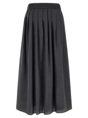 Peserico Elasticated Midi Skirt