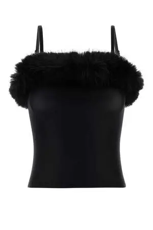 Balenciaga Stretch Nylon Top - Black