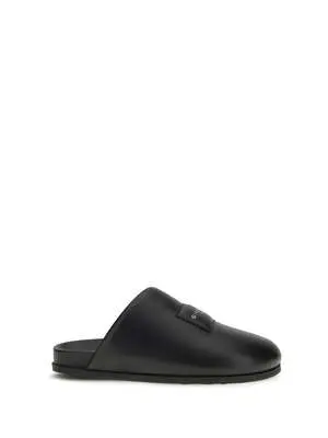 Givenchy Leather Mules - Black