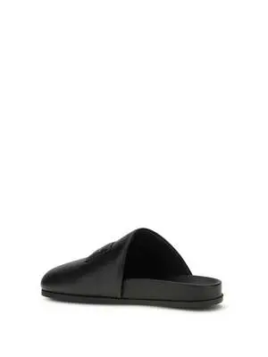 Givenchy Leather Mules - Black