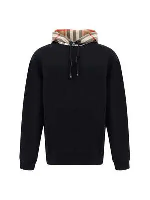 Burberry Samuel Cotton Hoodie - Black