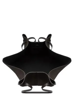 Yuzefi Leather Mochi Tote Bag - Black