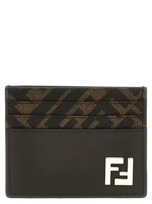 Fendi Squared Ff' Card Holder - Brown
