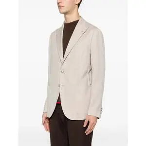 Tagliatore Virgin Wool Blazer - Cream