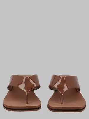 Chloé Sandalo Con Zeppa Swimming Cool - Brown