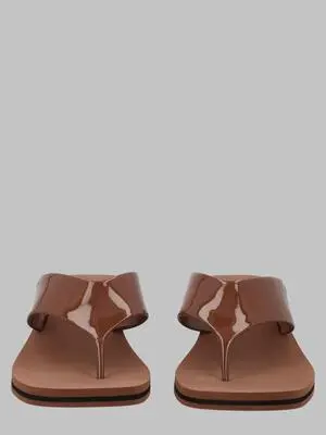 Chloé Sandalo Con Zeppa Swimming Cool - Brown