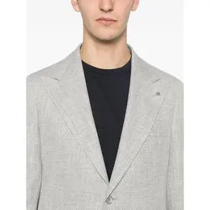 Tagliatore Grey Jackets Blazers