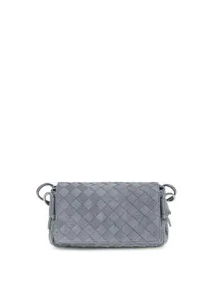 Bottega Veneta Notturno Shoulder Bag - Gray