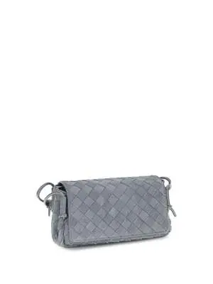 Bottega Veneta Notturno Shoulder Bag - Gray