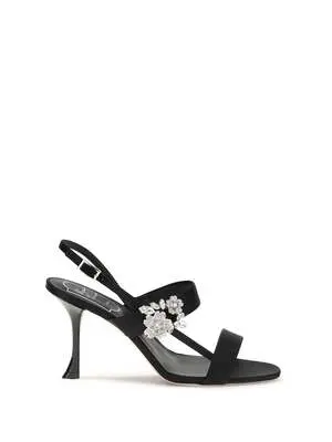 ROGER VIVIER Bouquet Sandals - Black