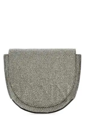 GANNI Polyester Nano Banner Crossbody Bag - Silver