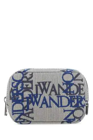JW Anderson Embroidered Fabric Beauty Case - Multicolor
