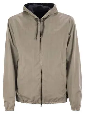 Herno Reversible Hooded Jacket - Cream