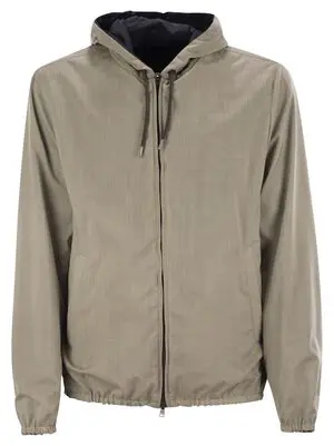 Herno HERNO Reversible Hooded Jacket Cream