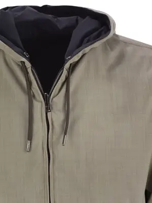 Herno Reversible Hooded Jacket - Cream