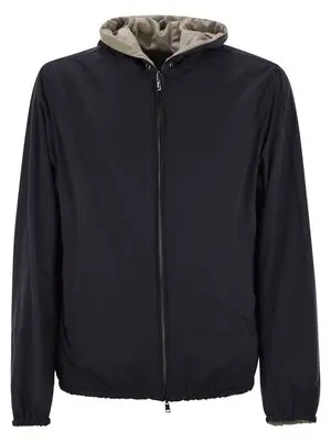 Herno Reversible Hooded Jacket - Cream