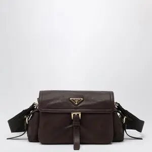 Prada Explore Medium Bag In Nappa Leather - Brown