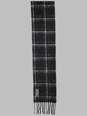 Our Legacy Sciarpa In Alpaca E Lana - Black